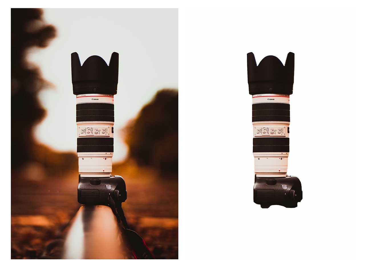 Digital camera with background removed – GottaPics